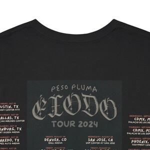 Peso Pluma Shirt Exodo Tour 2024 With New Dates 2024 Fan Inspired Peso ...