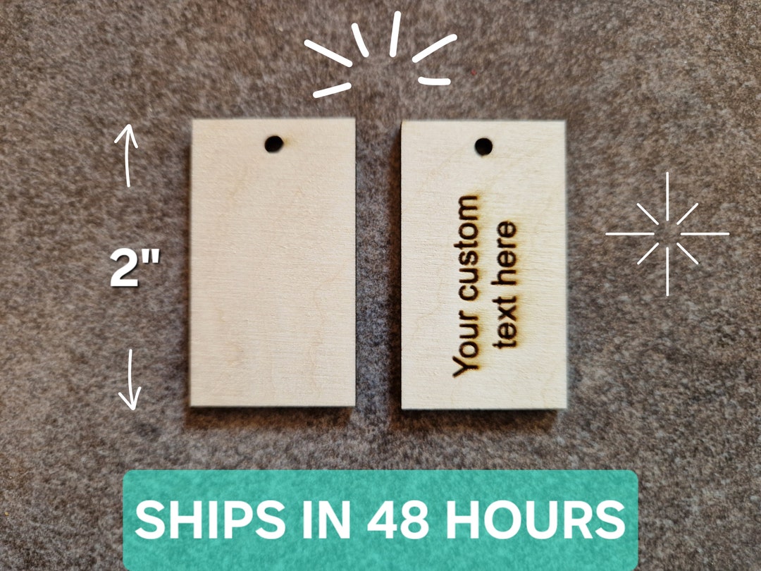Rectangle Gift Tag, Price Tag, Key Fob, Key Chain T027, Laser Cut From ...