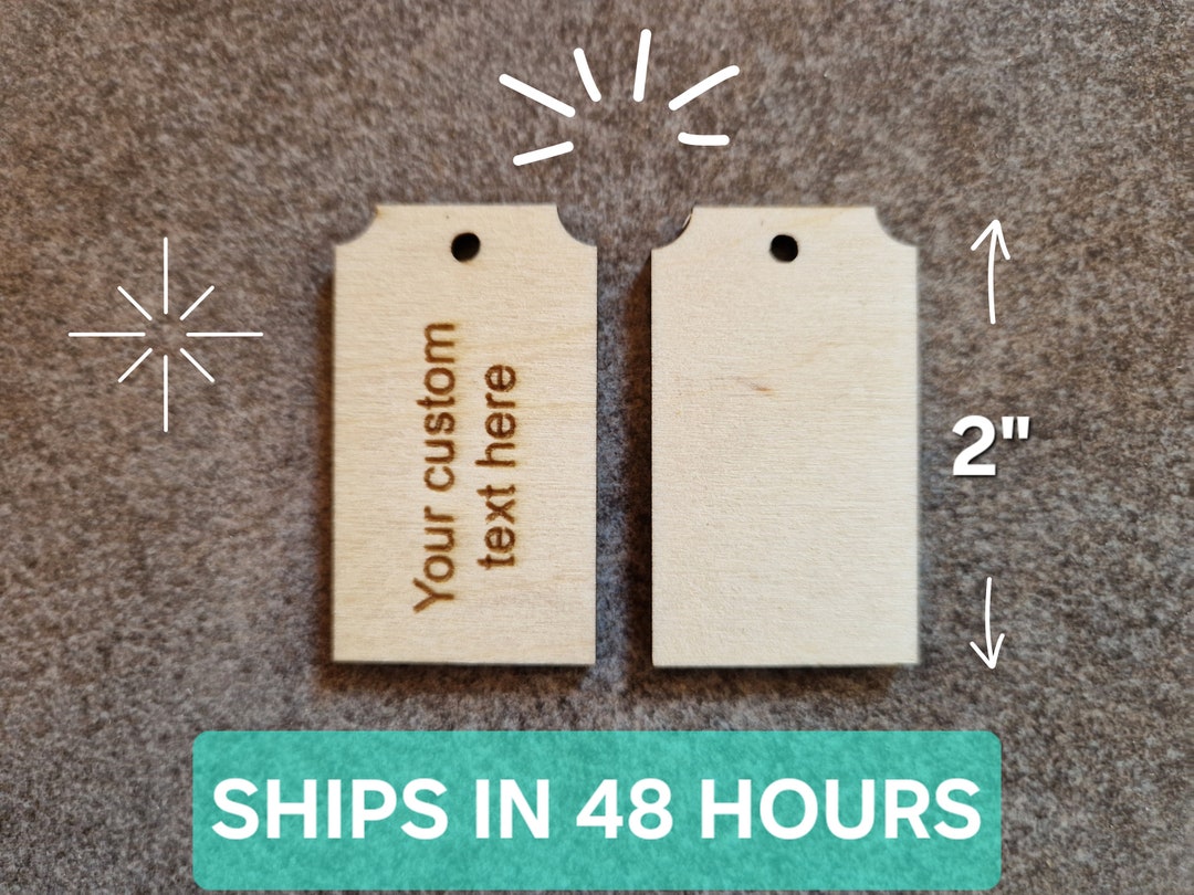 Gift Tag, Price Tag, Key Fob, Key Chain T018, Rectangle With Two ...