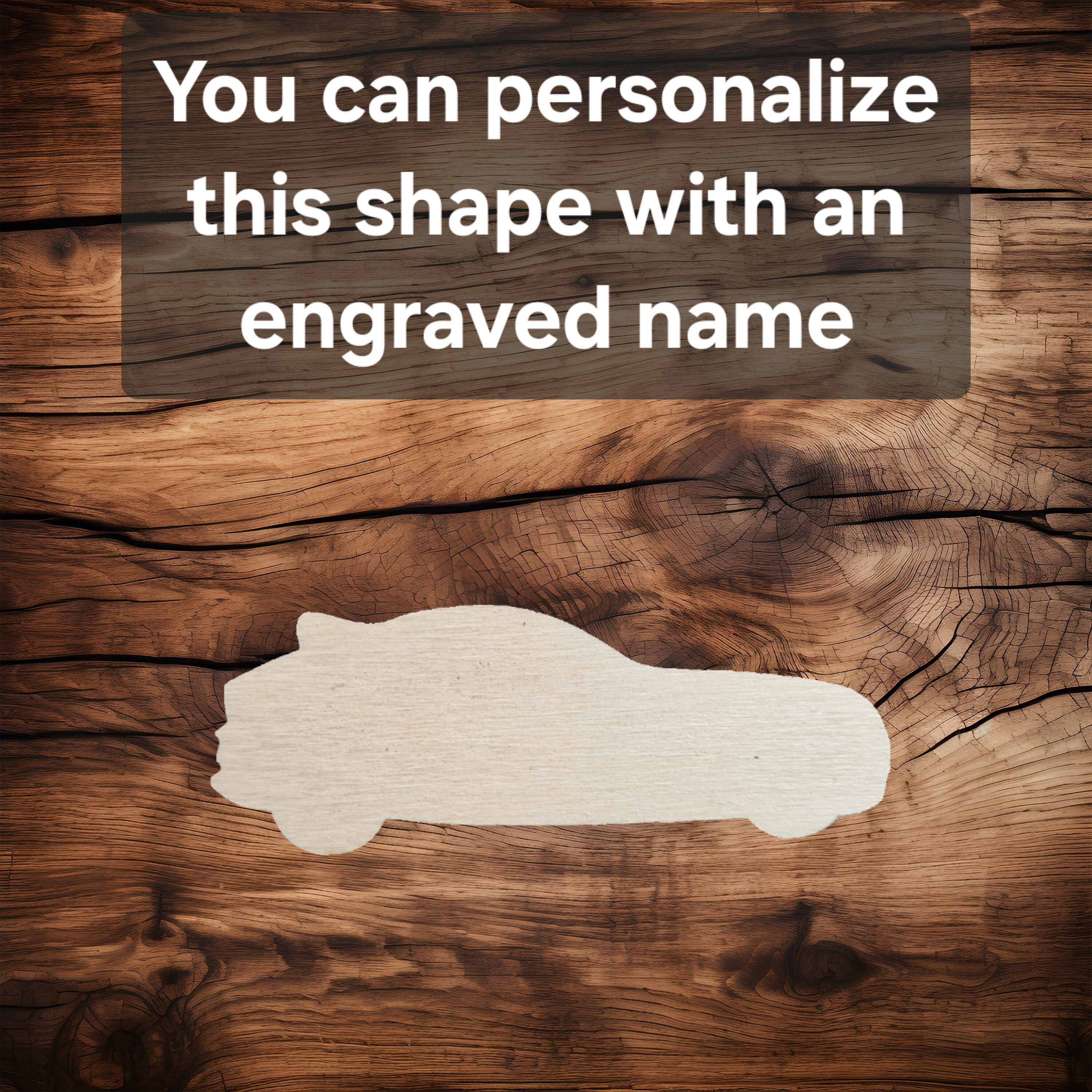 Car Shape, Shape S084, Wood Cut Out, Laser Cut From Baltic Birch ...