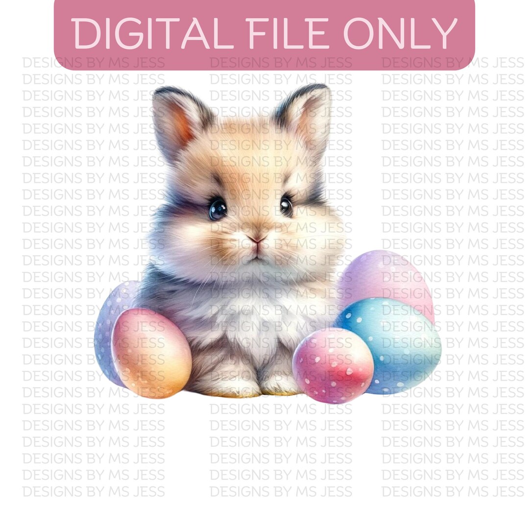 Baby Bunny, Cute Baby Bunny, Spring Design SVG, Easter Bunny Face ...