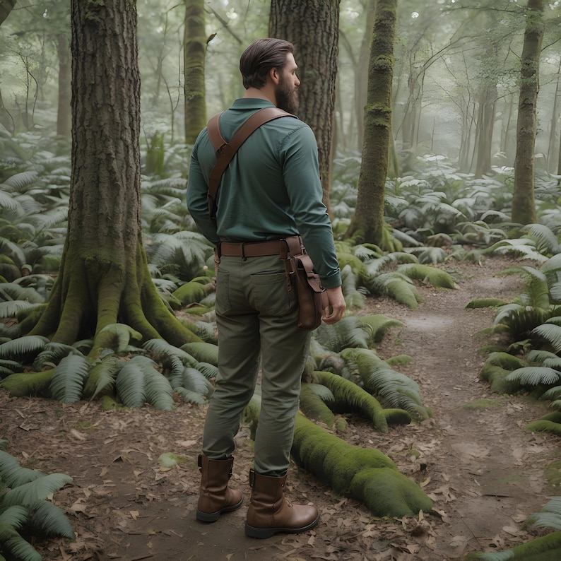 Rustic Men's Medieval Tunic Wilderness Adventure Cosplay Costume Casual ...