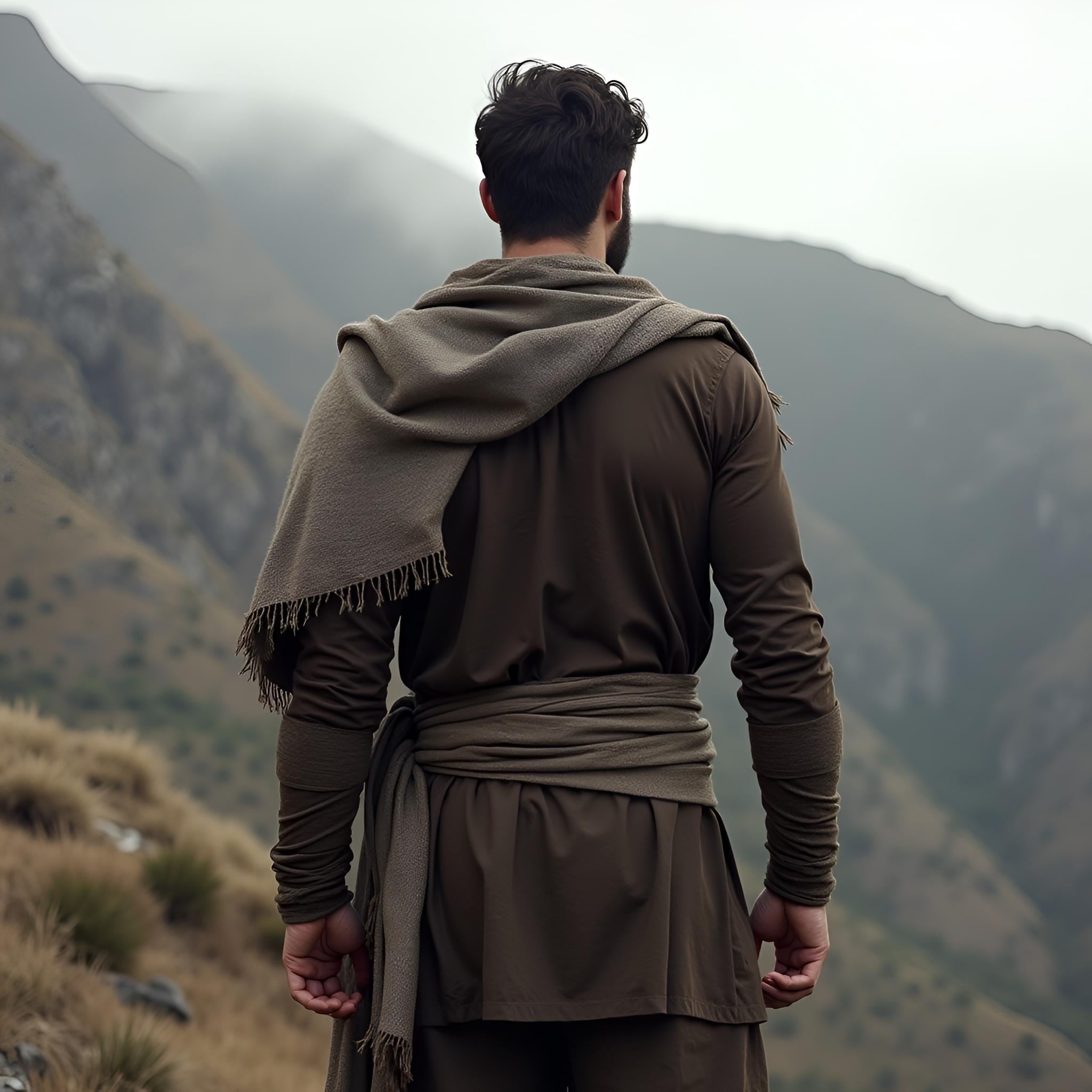 Viking Nomad Warrior Tunic | Medieval Viking Travel Cloak | Handmade ...