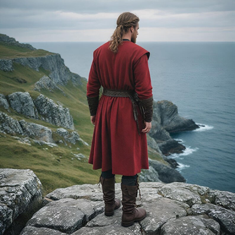 Viking Warrior Long Tunic | Medieval Norsemen Battle Garb | Handmade ...