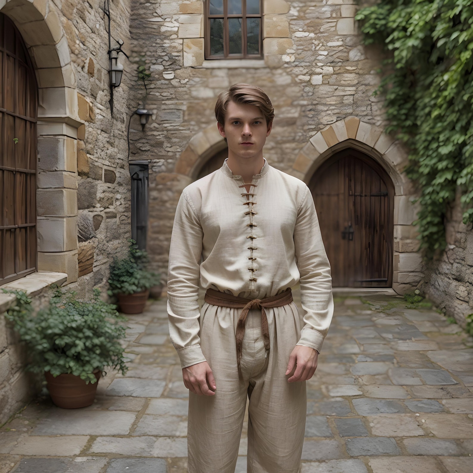 Renaissance Historical Linen Tunic | Authentic Exquisite Festival ...