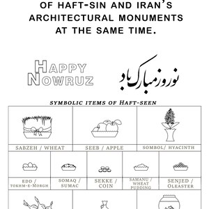 Nowruz Coloring Activity for Kids and Adults Nowruz and Iran's Most ...