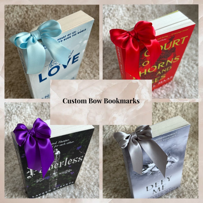 Ribbon Bookmark - Etsy