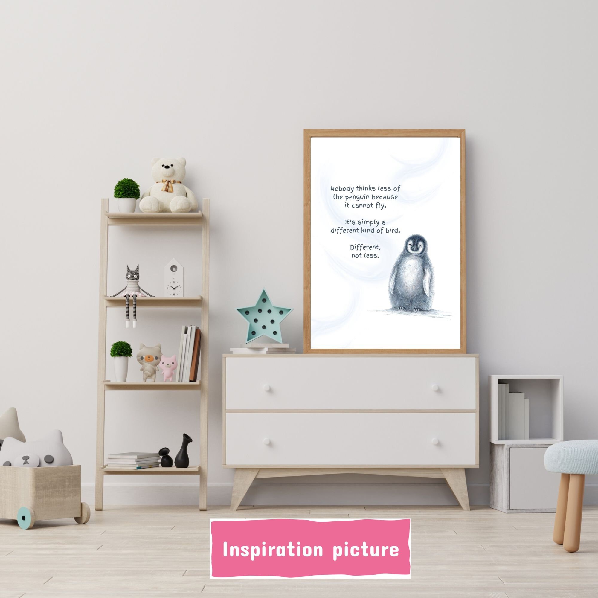 Nobody Thinks Less of the Penguin Because It Cannot Fly. Motivational ...