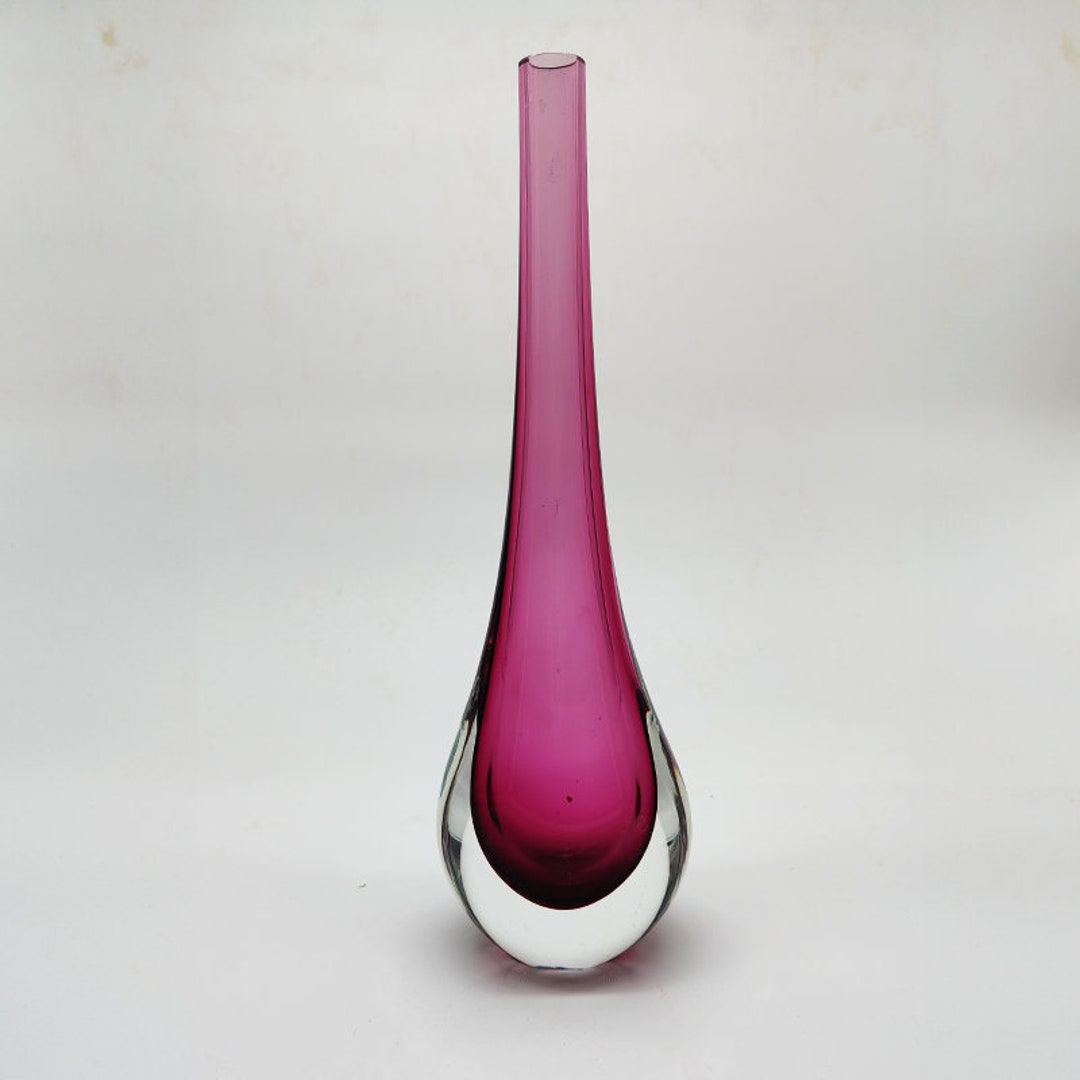 Vintage Purple Vase in Murano Glass by Flavio Poli for Seguso - 1960 ...