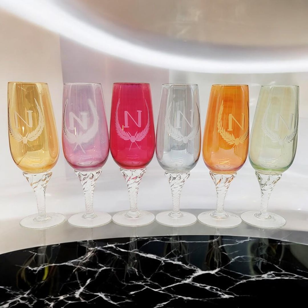 1970s Set of 6 Wine Glasses by Napoleon. - Etsy