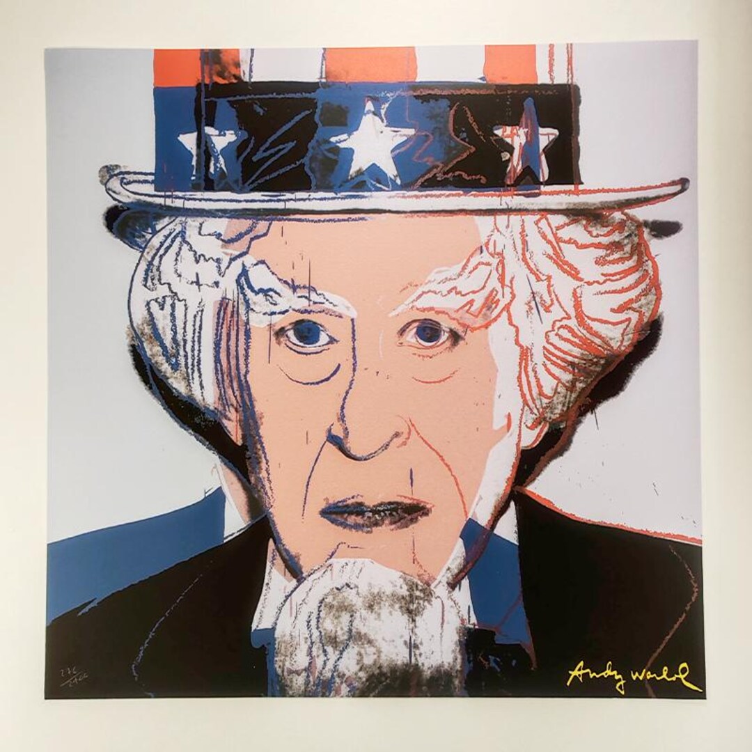 1980s Andy Warhol " Uncle Sam " Limited Edition Lithograph by CMOA ...