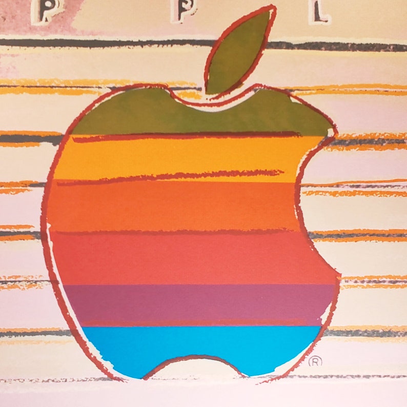 1980s Andy Warhol "apple - Macintosh" Limited Edition Lithograph by ...