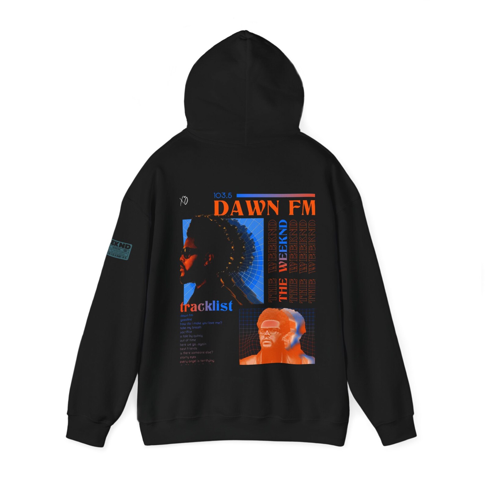 The Weeknd Hoodie DAWN FM Hoodie - Etsy