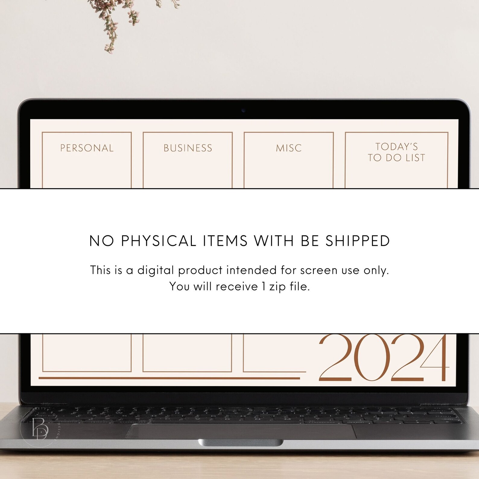 2024 Monthly Desktop Wallpaper, Laptop Background, Desktop Organizer - Etsy