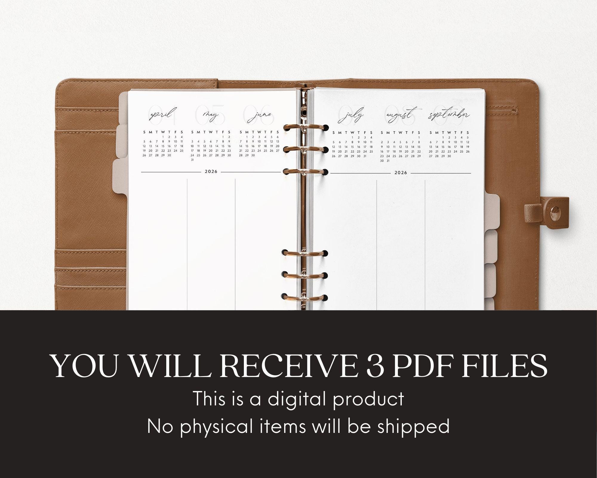 2026 Future Log A5 Planner Inserts, Quarterly Goals (printable) - Etsy