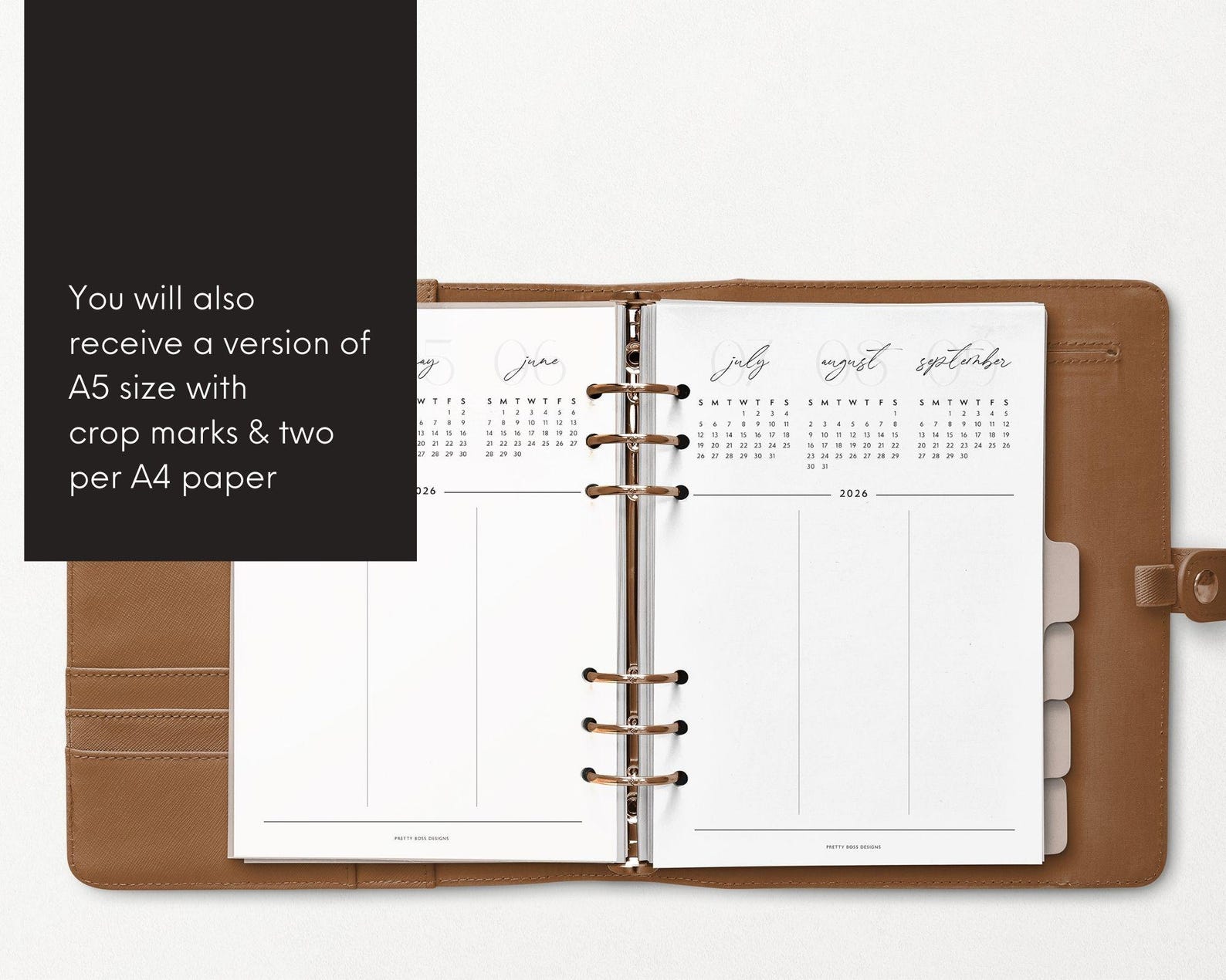2026 Future Log A5 Planner Inserts, Quarterly Goals (printable) - Etsy