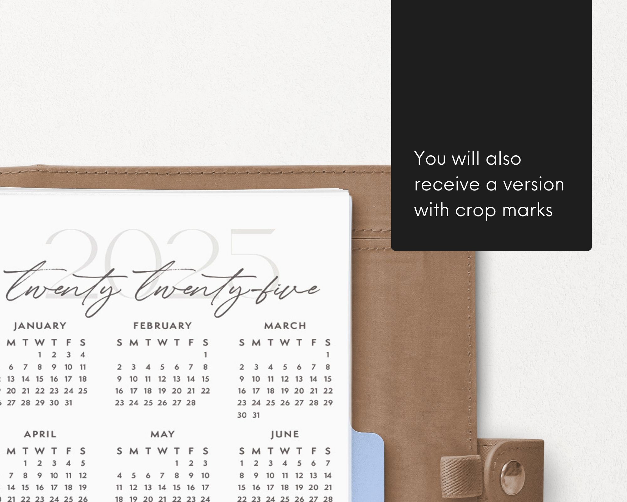 Pocket 2025 Calendar, Year at a Glance, Pocket Size Planner Inserts ...