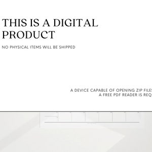 2024 Calendar Printable Only Monthly Planner Landscape Yearly Calendar ...