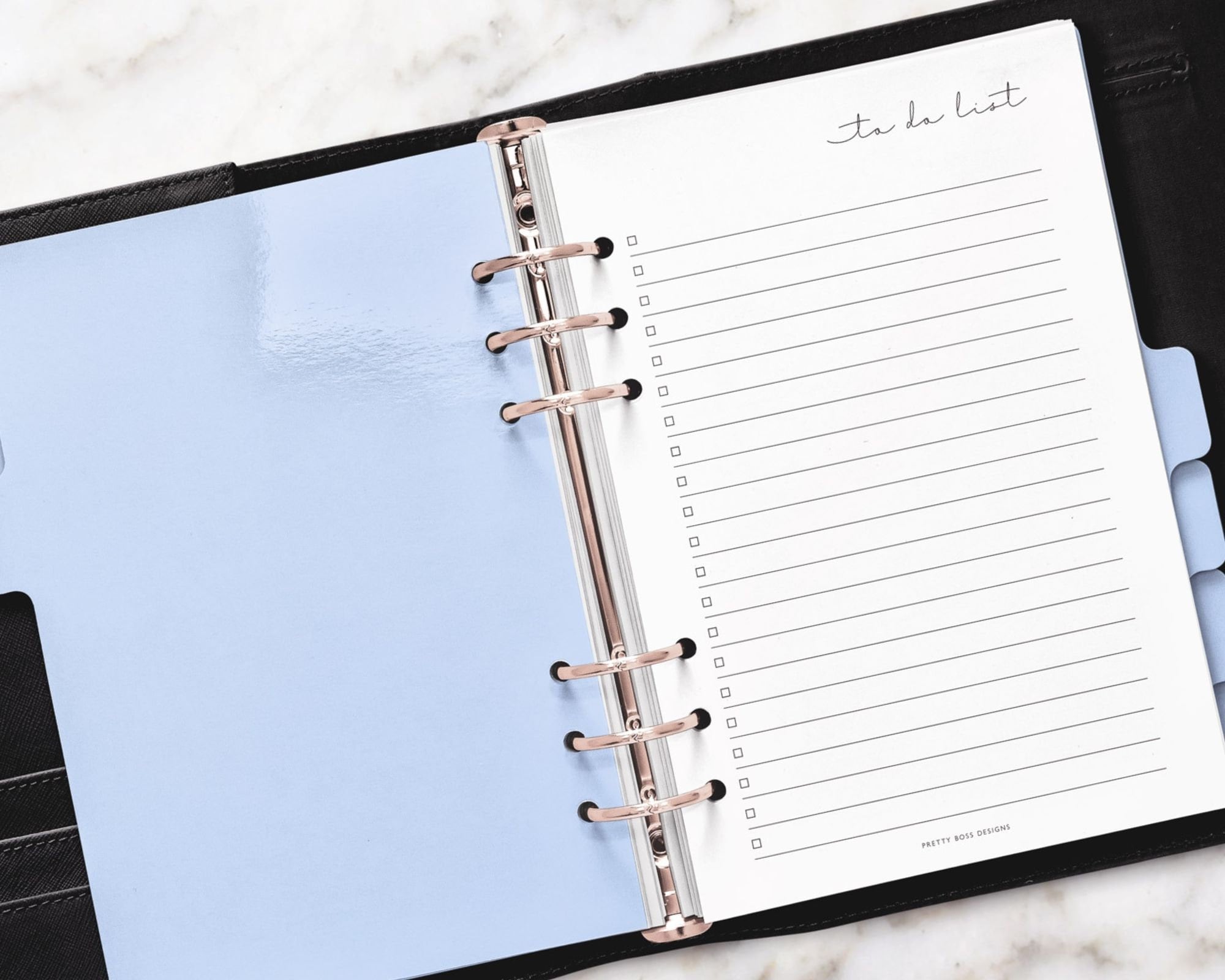To Do List Printable A5 Planner Template A4 A5 & US Letter Size - Etsy