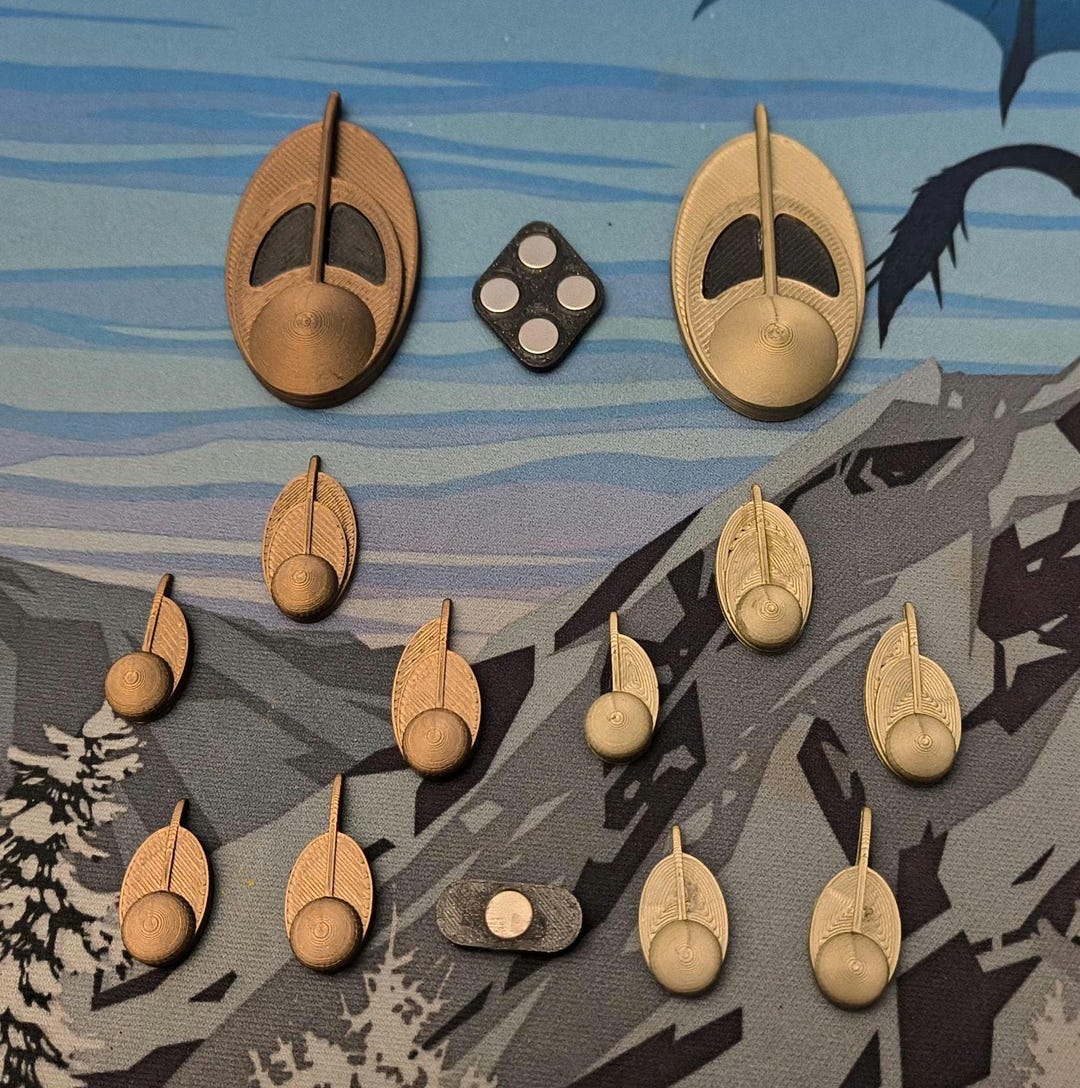 Star Trek DS9 Bajoran Rank Insignia Sets & Combadges - Etsy