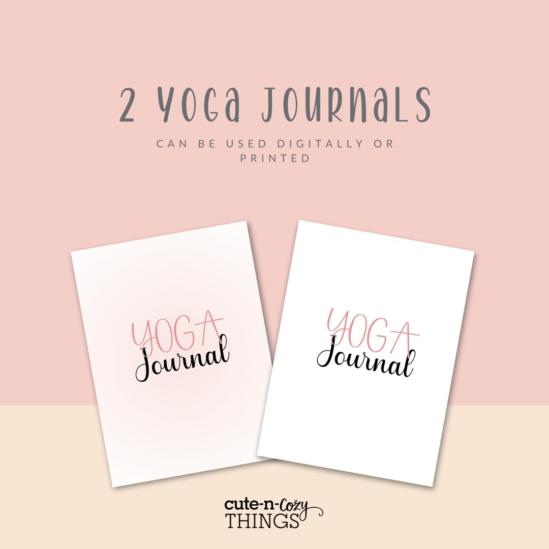 YOGA PLANNER, Yoga Journal | Yoga Poses Planner | Printable Yoga ...