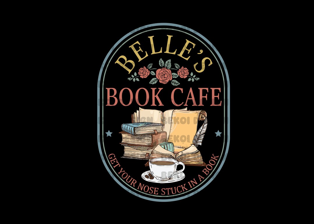Retro Tale as Old as Time Belle's Book Shop Png, Retro Belle Png, Retro ...