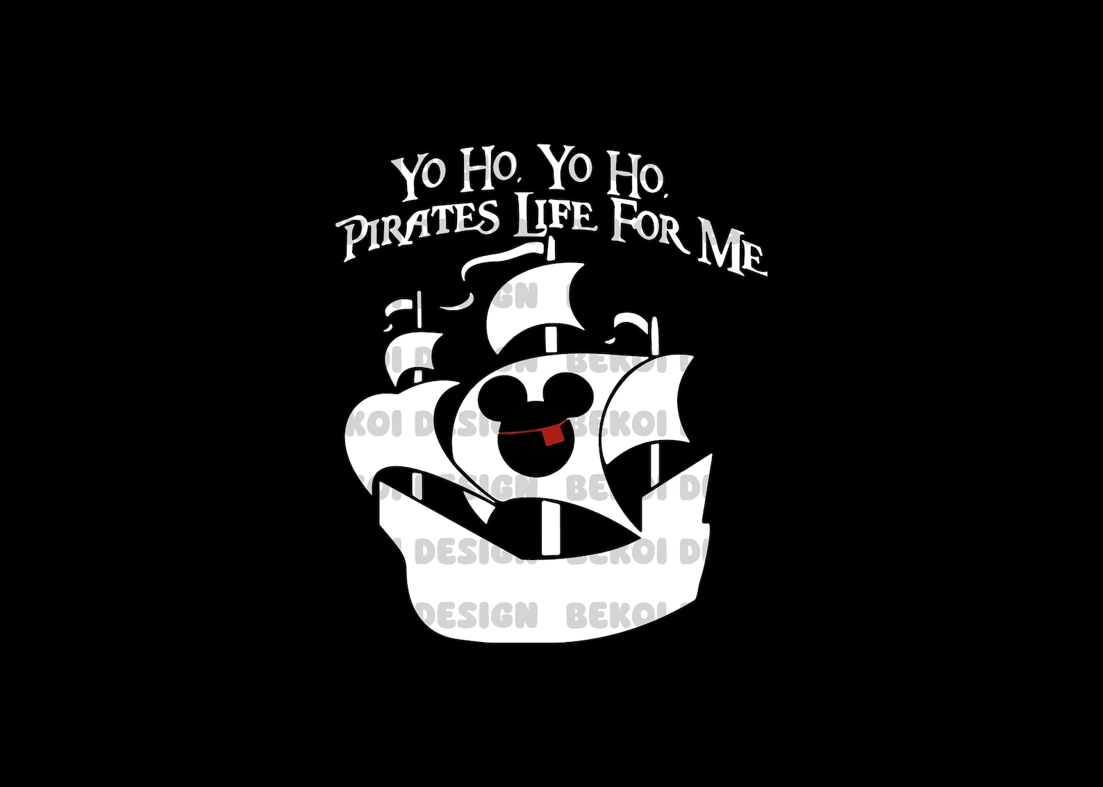 Yo Ho Yo Ho Pirate's Life for Me Svg Png, Mouse Pirate Svg Cruise Trip ...