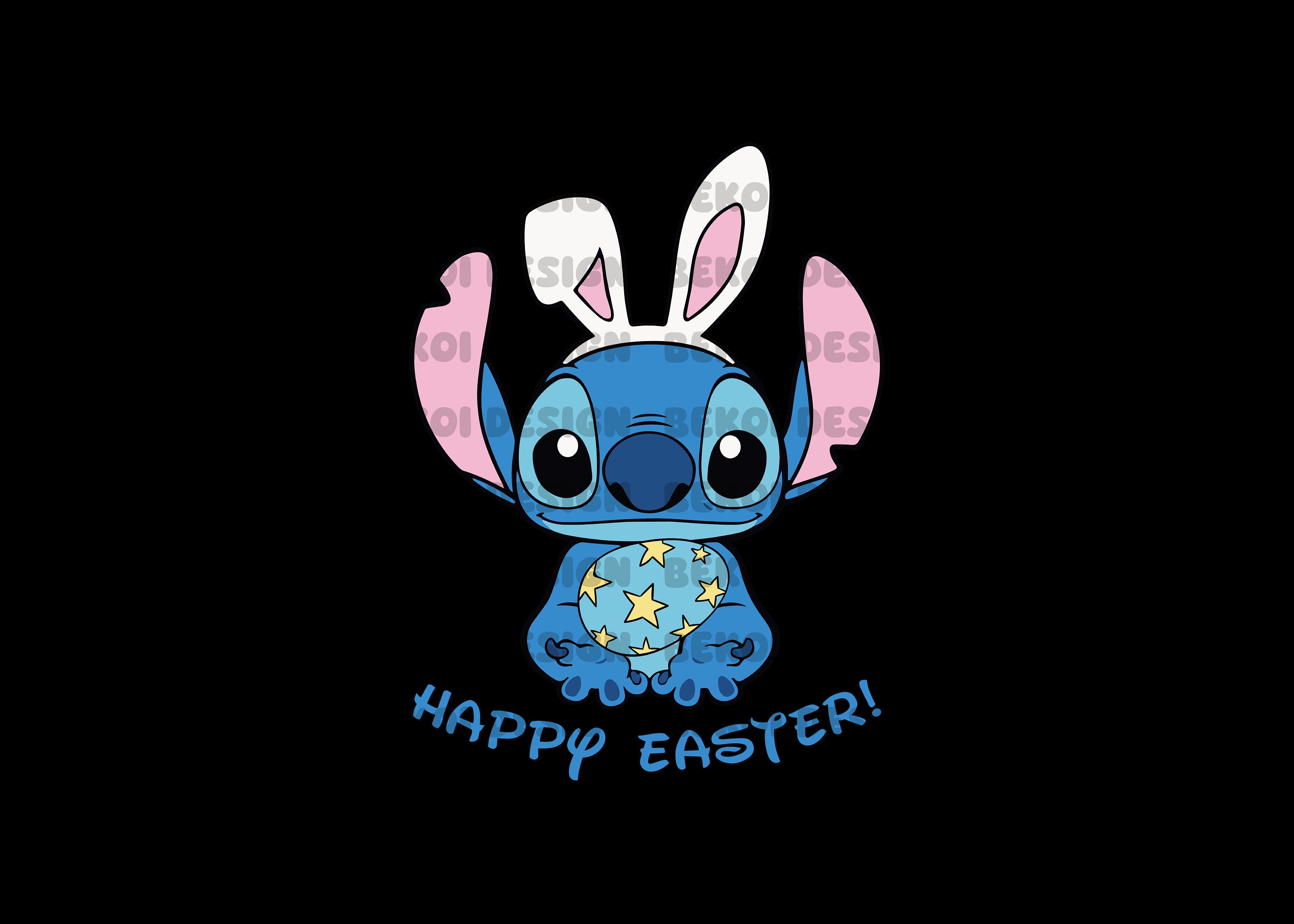 Stitch Easter Png, Stitch Svg, Stitch Easter Svg, Happy Easter Png ...