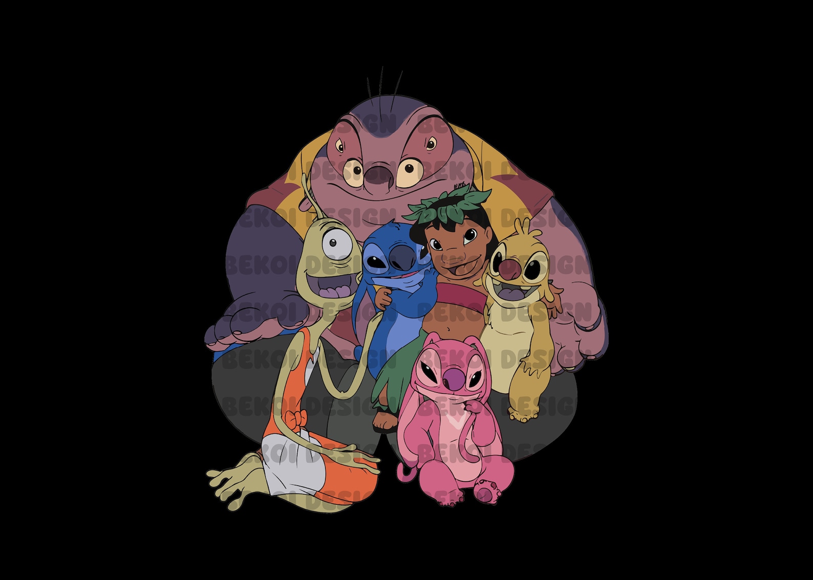 Lilo and Stitch Png, Stitch Png, Lilo Png, Stitch and Friends, Lilo and ...
