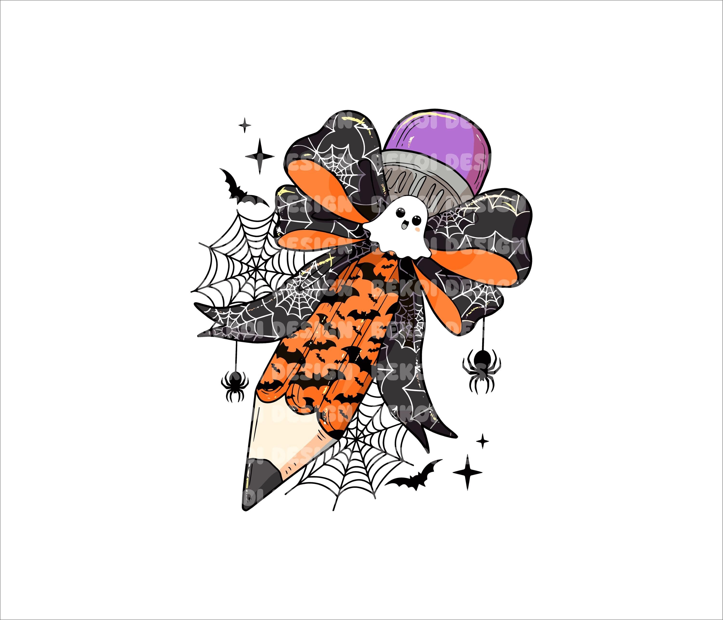 Teacher Halloween Png, Trick or Teach Svg, Spooky Teacher Png, Book ...