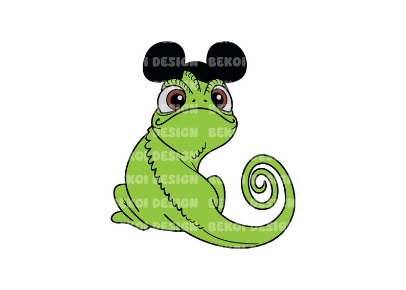 Retro Rapunzel Pascal Png Svg, Retro Princess Png Svg, Pascal Png Svg ...