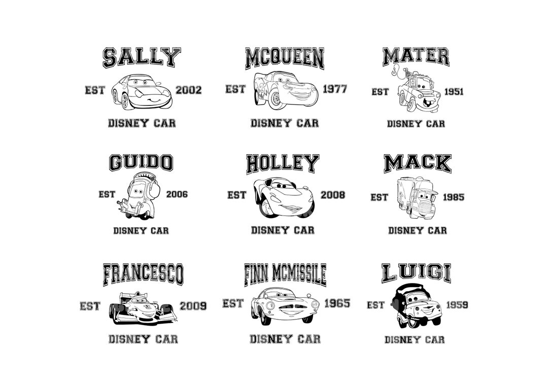 Cars Png Bundle, Cars Svg Bundle, Cars Png, Cars Svg, Cricut Svgs, Cars ...