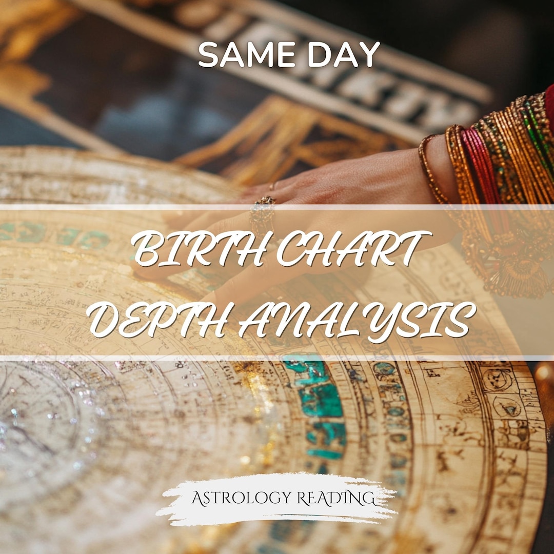 In Depth Natal Chart Reading, Birth Chart Astrology Reading, Full ...