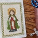 Catholic Cross Stitch St Dymphna Cross Stitch Saint Dymphna Cross ...