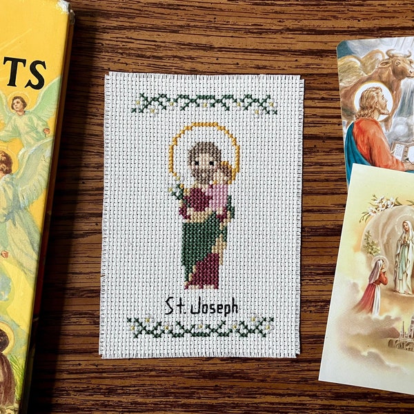 Joseph Cross Stitch - Etsy