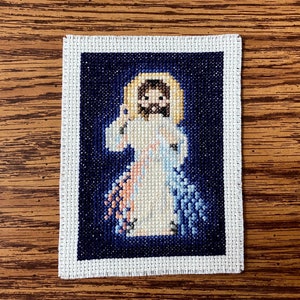 Catholic Cross Stitch Jesus Catholic Prayer Jesus I Trust in You Cross ...