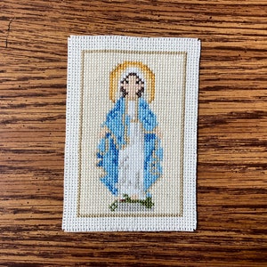 Catholic Cross Stitch Catholic Mother Cross Stitch Mother Mary Cross ...