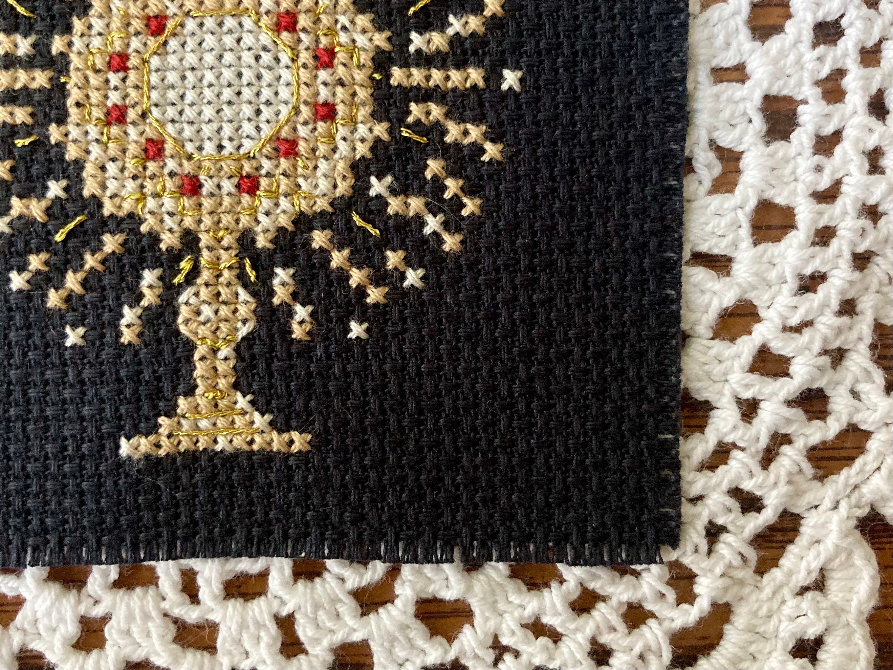 Catholic Cross Stitch Eucharist Cross Stitch Eucharistic Adoration ...