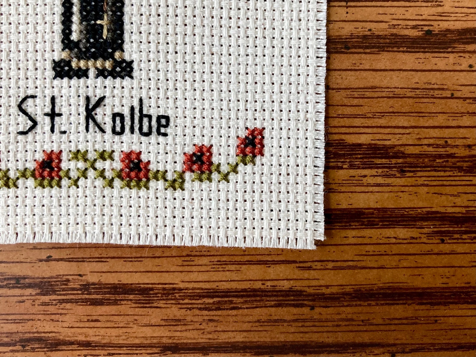 Catholic Cross Stitch Saint Catholic Homeschool Maximilian Kolbe ...