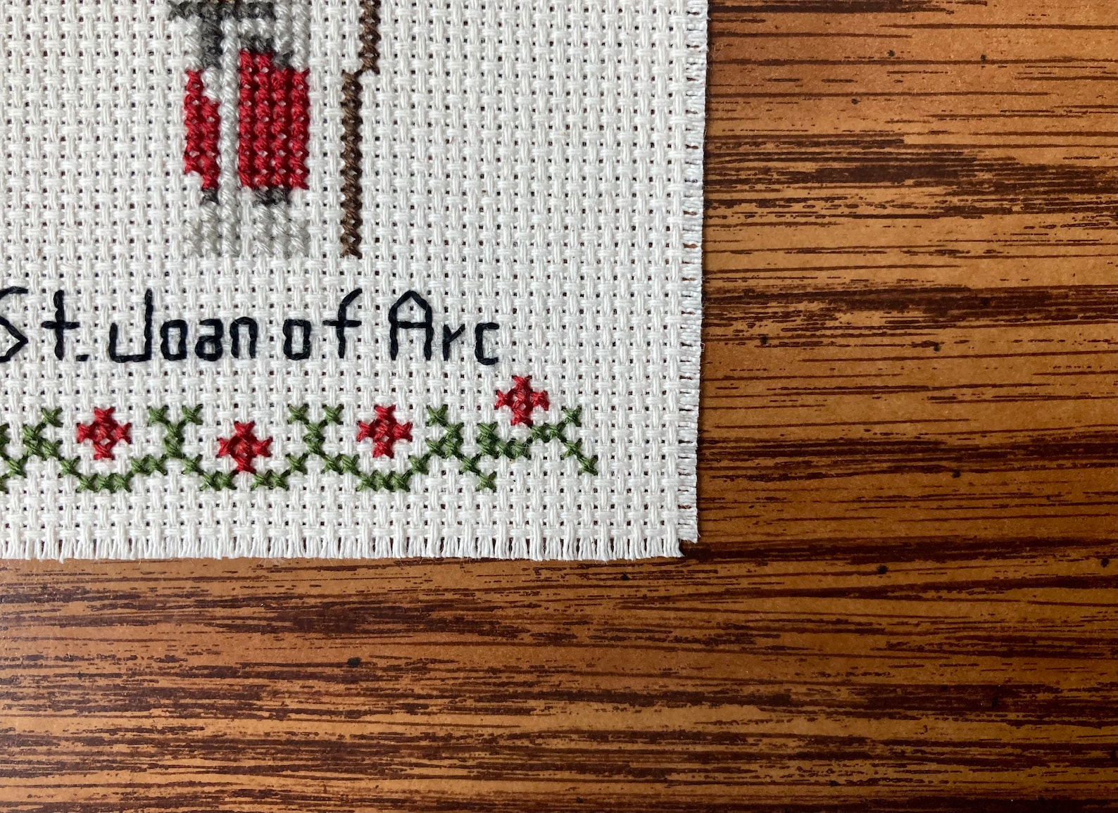 Catholic Cross Stitch Saint Catholic Homeschool St Joan of Arc Cross ...