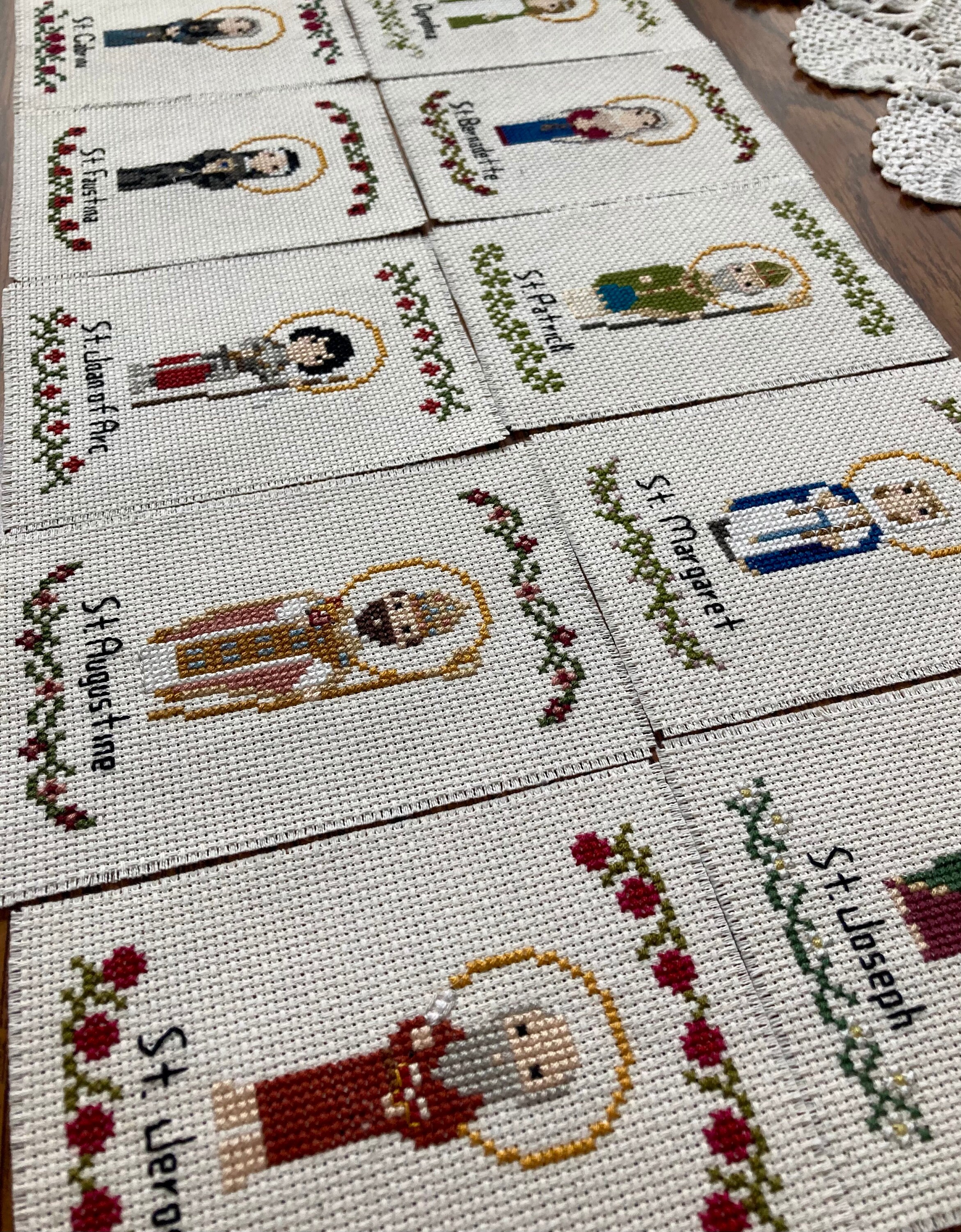 Catholic Cross Stitch Saint Catholic Homeschool St Joan of Arc Cross ...