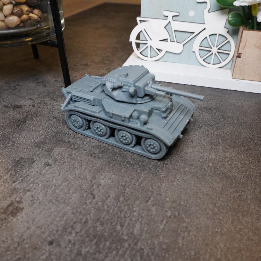 Light Tank Tetrarch Tank, World War II, Scale 15mm, 20mm, and 28mm, WW2 ...