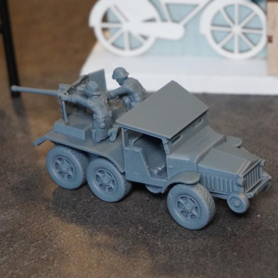 French Military Vehicle Laffly 47mm, World War Two, Scale 15mm, 20mm ...