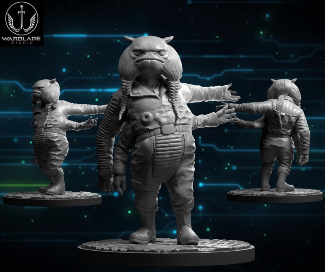 Greez Dritus, 3D Print 35mm and 40mm for Star Wars Legion and Star Wars ...
