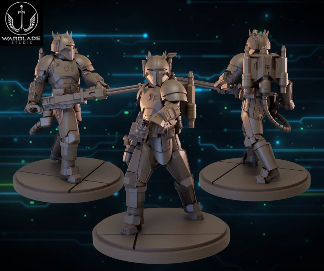 Star Wars Heavy Mandalorian Horns, 35mm and 40mm 3D Printing for Star ...