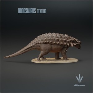 Nodosaurus Textilis, Dinosaur Figurine, Dinosaur Miniature, Paintable ...