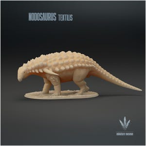 Nodosaurus Textilis, Dinosaur Figurine, Dinosaur Miniature, Paintable ...