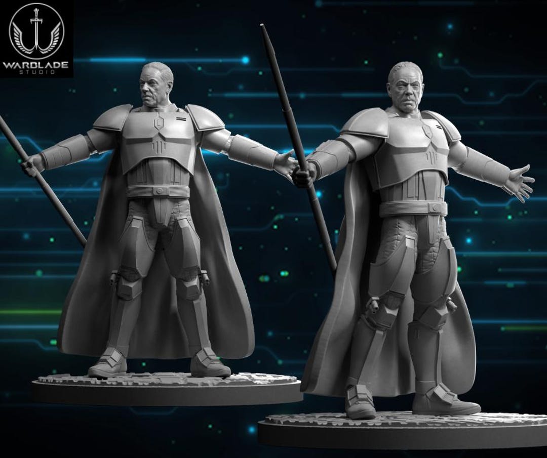 SW Moff Gideon, 3D Printing 35mm and 40mm for Board Game SW Legion and ...