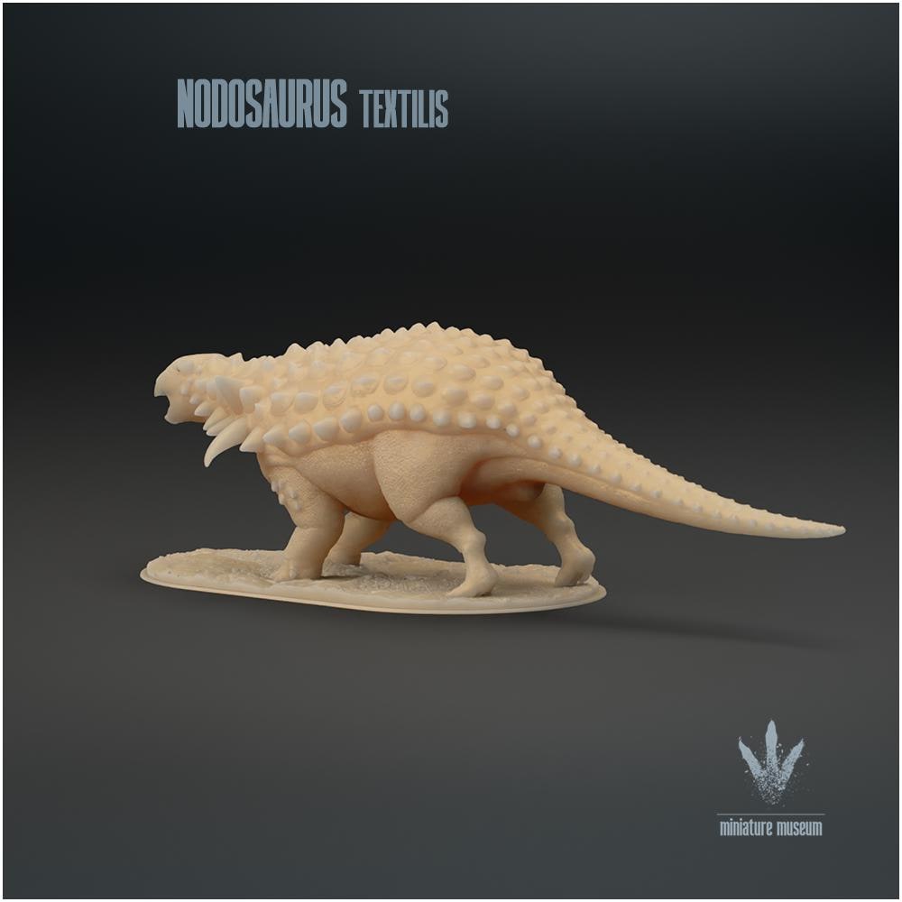 Nodosaurus Textilis, Dinosaur Figurine, Dinosaur Miniature, Paintable ...