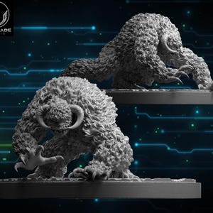 Wampa, 3D Print 35mm and 40mm for Star Wars Legion and Star Wars ...